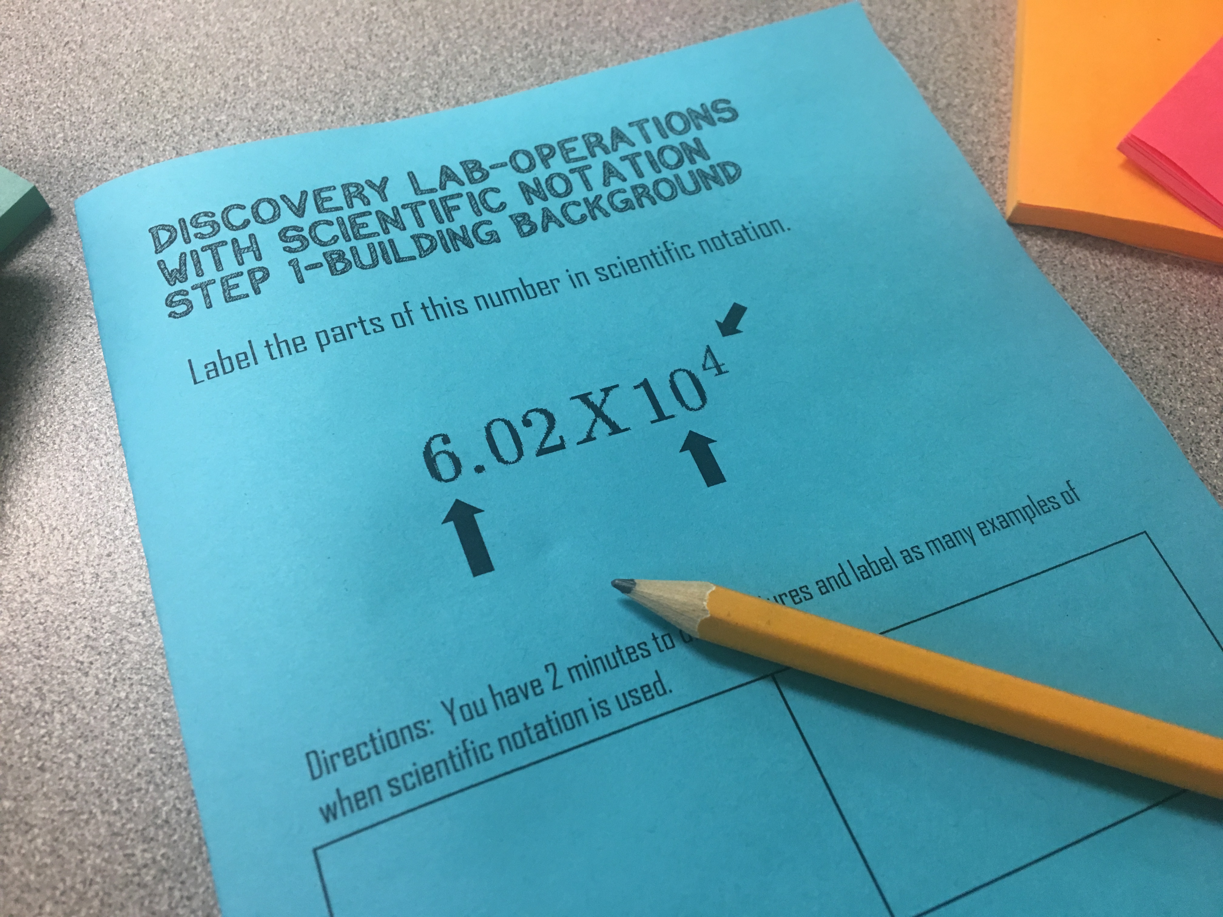 Teaching Operations with Scientific Notation through Discovery - Idea ...