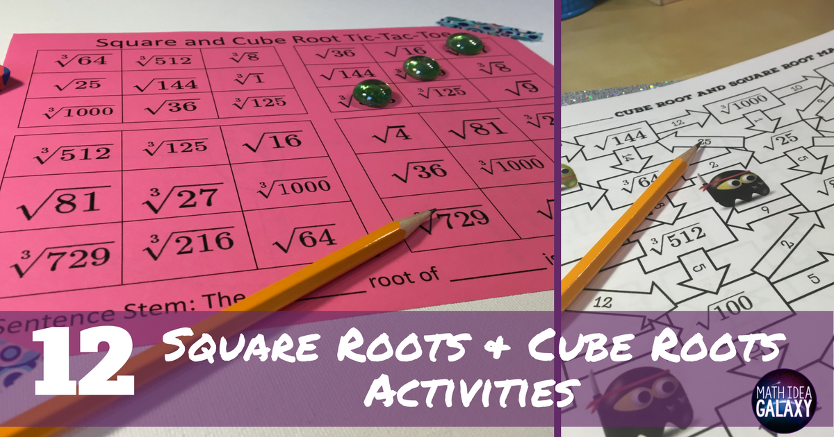 12 Square Roots And Cube Roots Activities With Big Impact Idea Galaxy 12 Square Roots And Cube Roots Activities With Big Impact Idea Galaxy