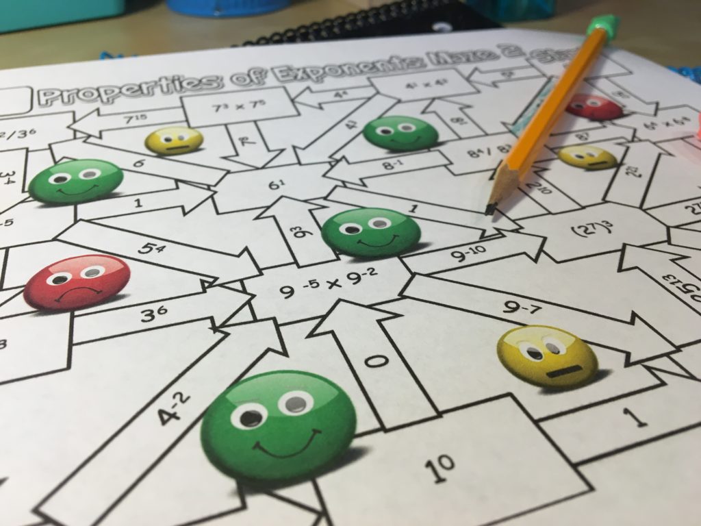 10 Activities To Help Students Practice Properties Of Exponents Idea 