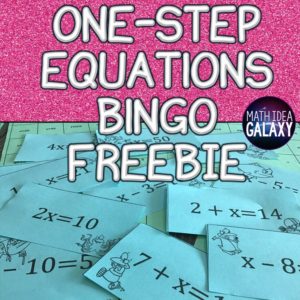 Math review game: Bingo - Idea Galaxy
