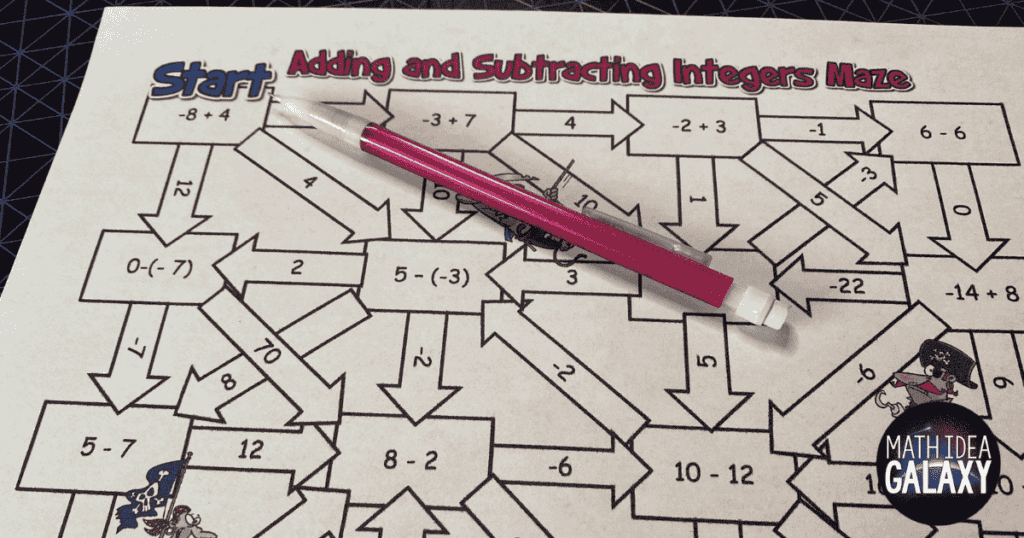 Free Monthly Math Mazes - Idea Galaxy